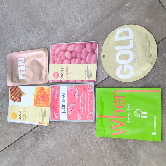Skincare | 7 Face Mask Bundle Includes Rael Beauty Collagen Mask | Poshmark